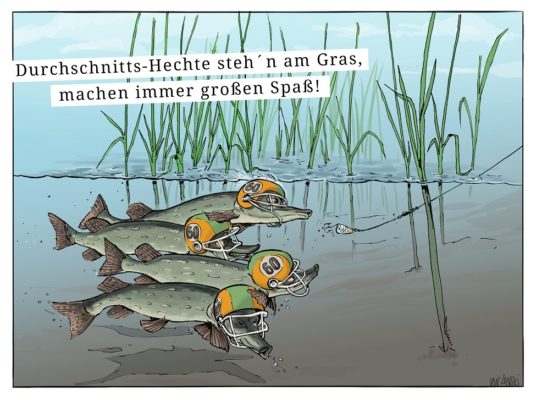 Durchschnitts-Hechte steh'n am Gras... - Fischerjugend